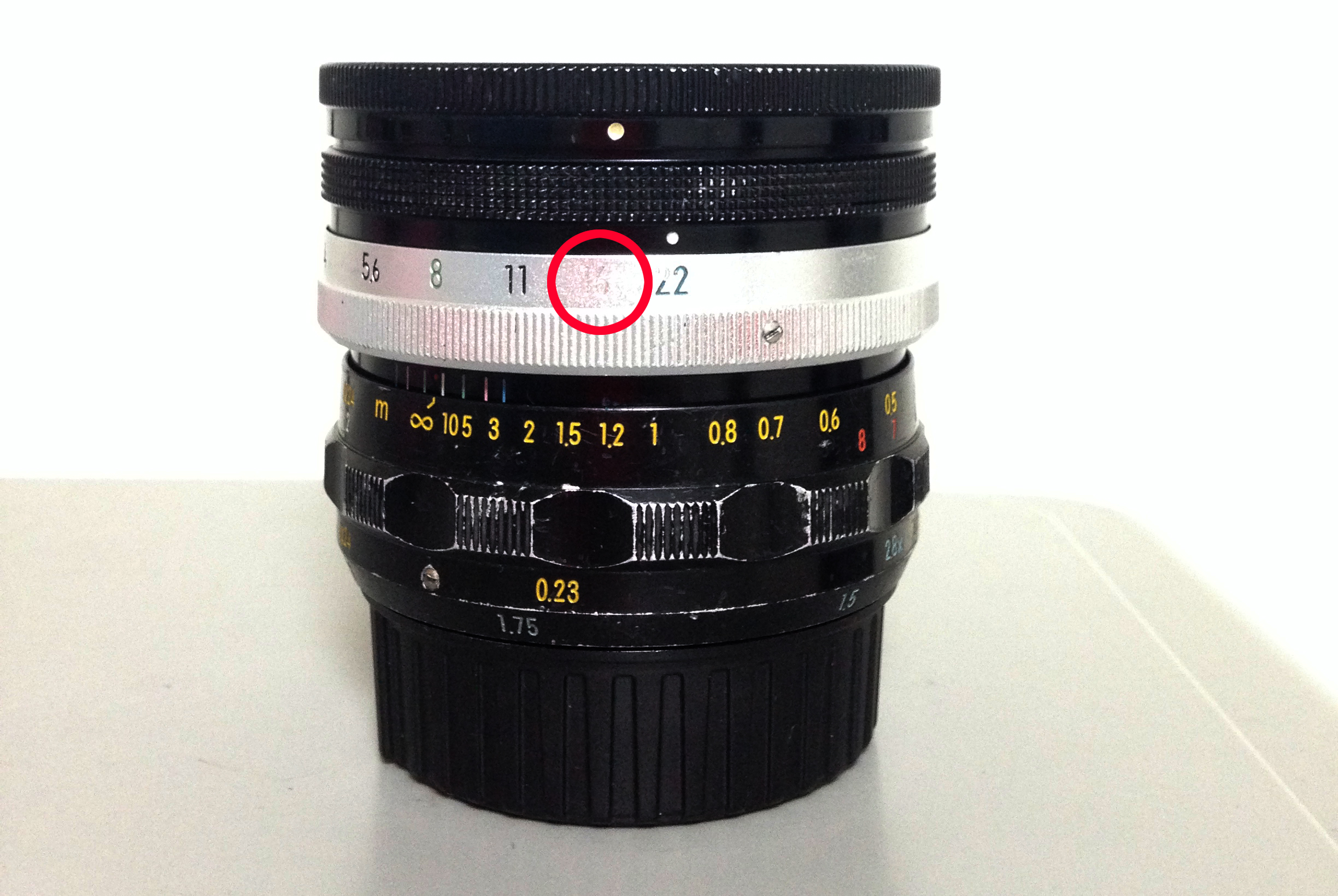 Repair: Lettering Restoration | Richard Haw's Classic Nikon Repair and ...