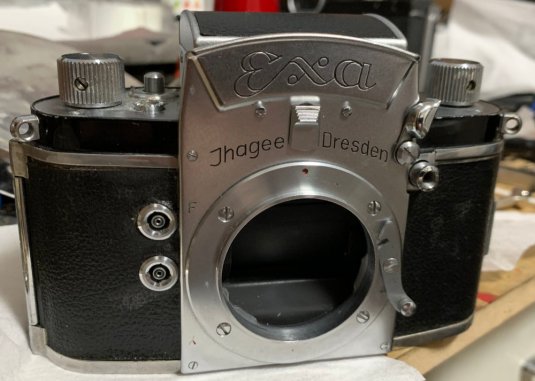 Repair: Ihagee Exa (Original) | Richard Haw's Classic Nikon Repair and ...